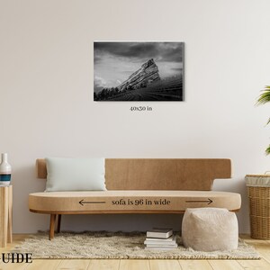 Red Rocks Amphitheater Denver Colorado B&W Canvas Print, Acrylic Print ...