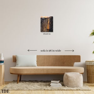 Yosemite National Park Horsetail Waterfall Firefall Golden Hour Canvas ...