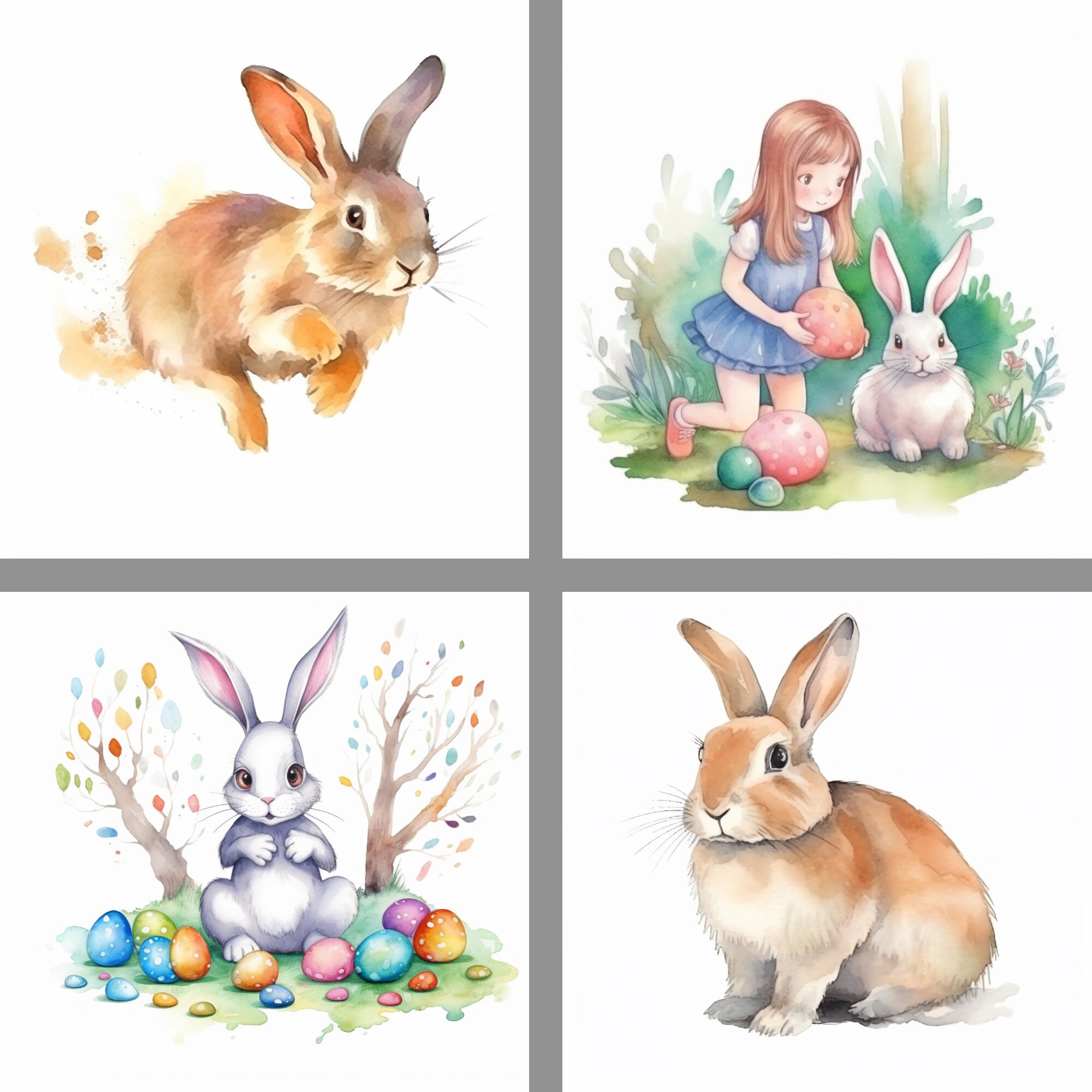 Hase Design Bundle, Hase Illustration Bundle, Basteln Bundle, digitales ...