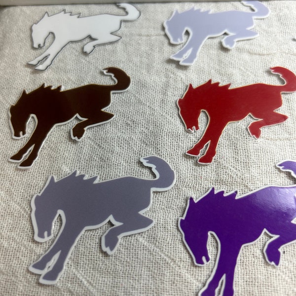 Buck Buck Bronco Stickers - Etsy