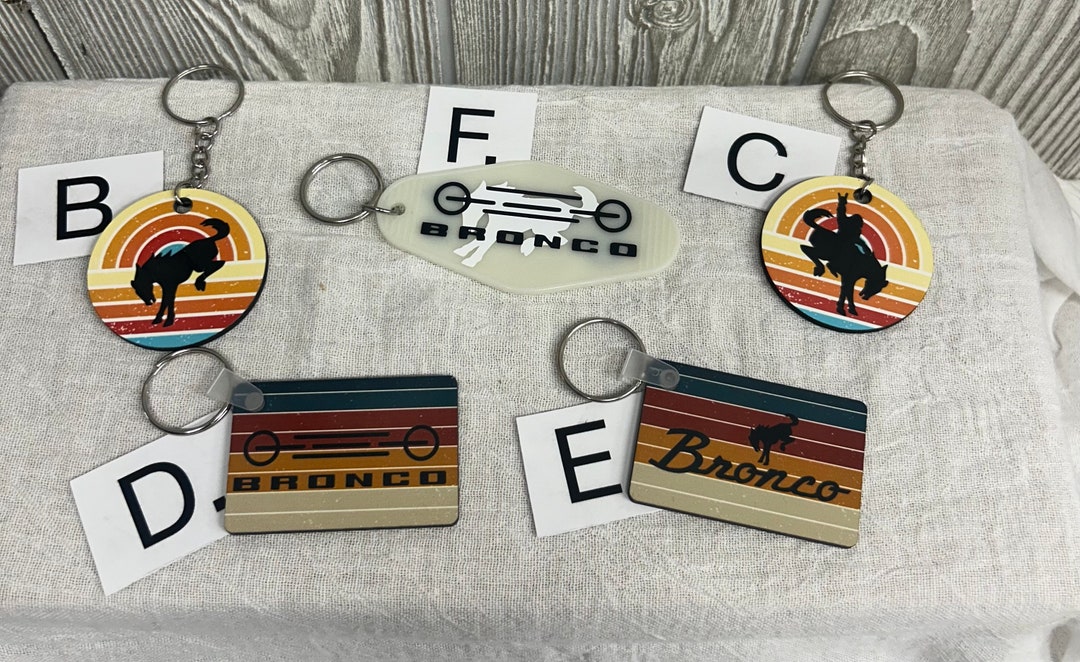 Bronco Keychain, Buck Buck Bronco, Bucking, Ducking - Etsy