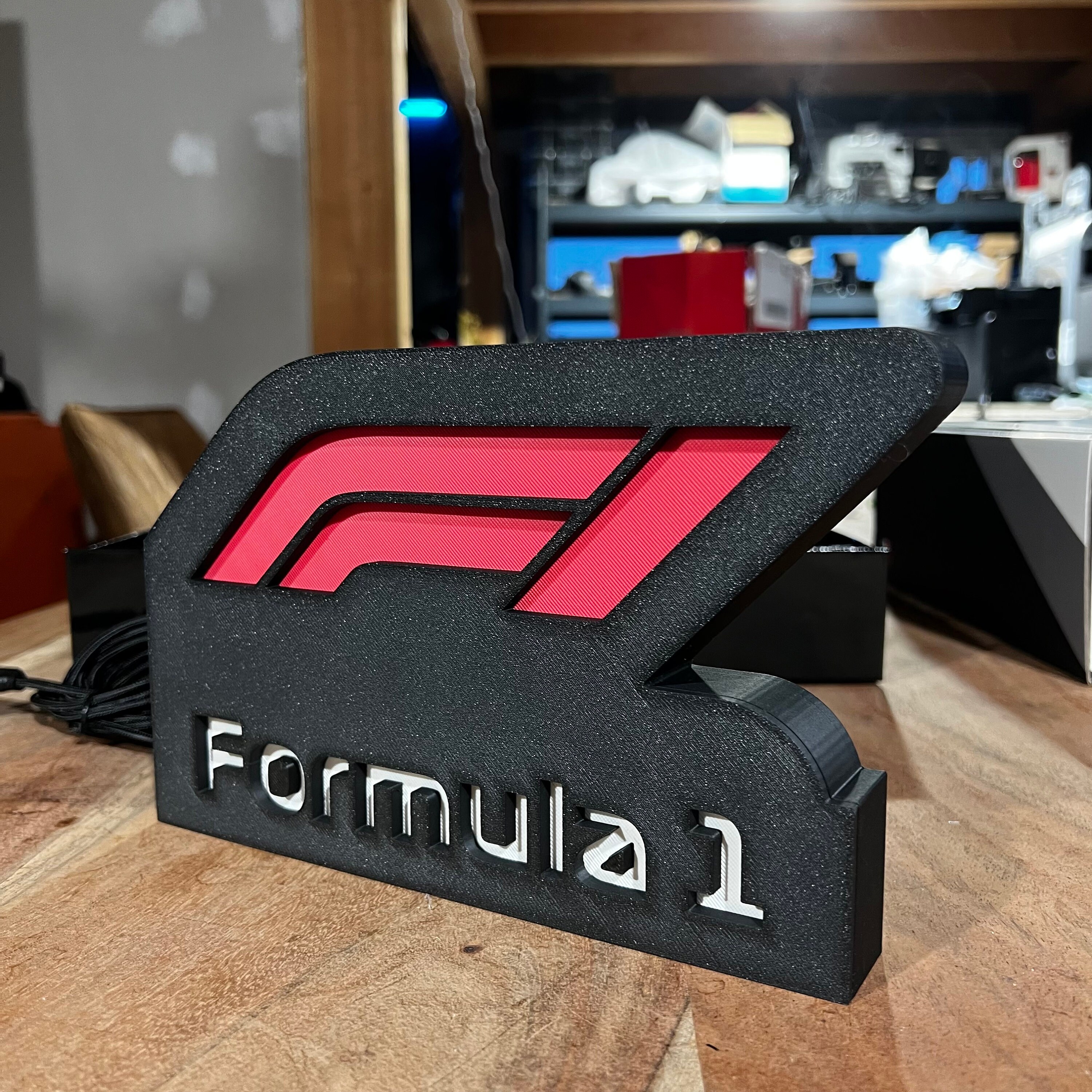 F1 Formula One RGB Led Light Box Fan Art Controller - Etsy