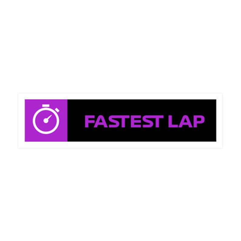 Formula One - Fastest Lap - Vinyl Waterproof Sticker | Formula 1 ...