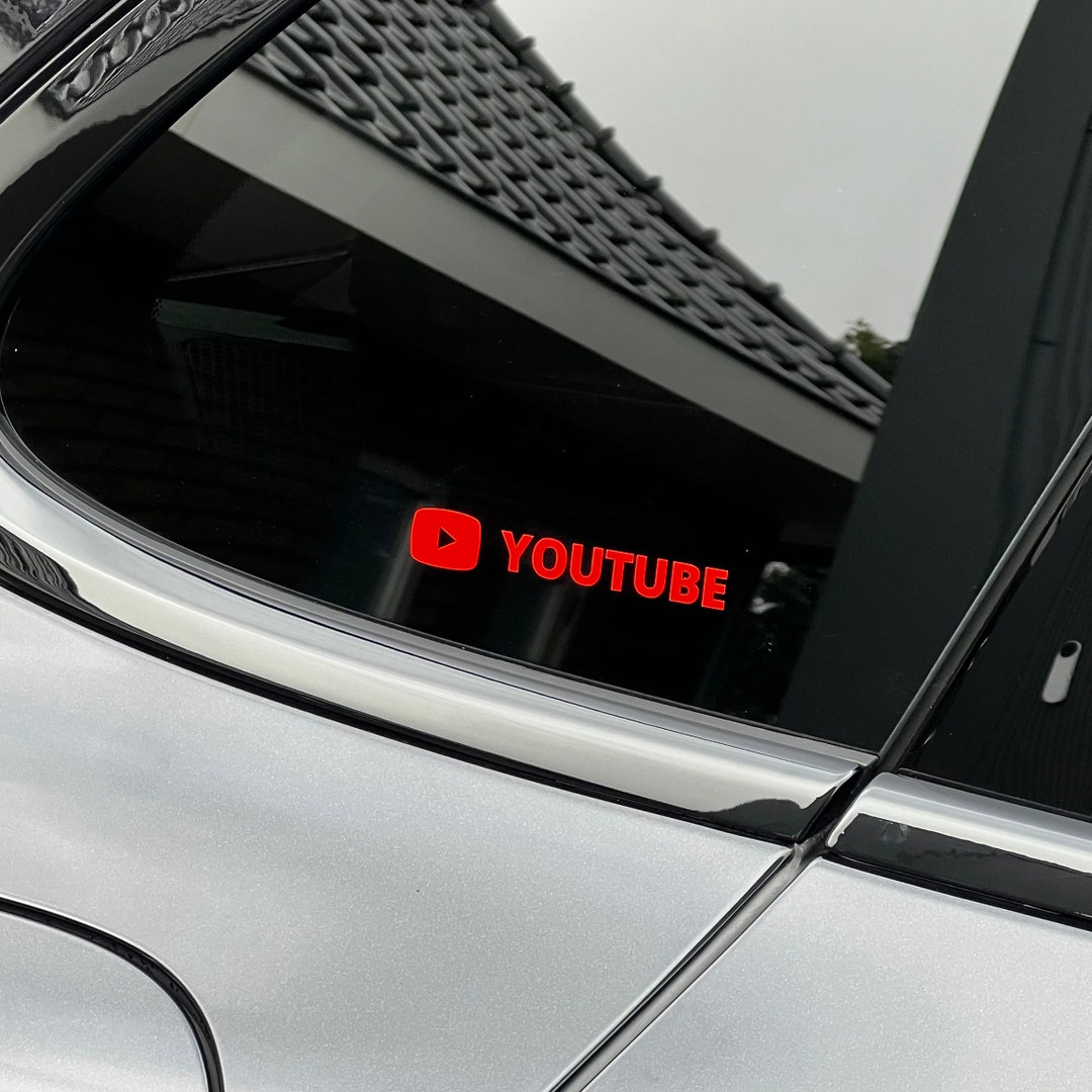 Personalized Youtube Sticker Social Media Tags Alphastick.nl - Etsy
