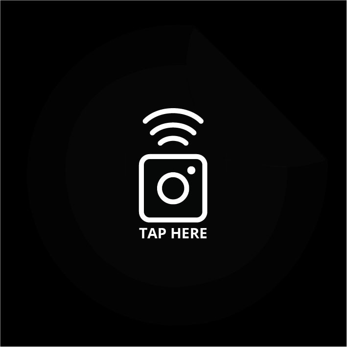 Personalized NFC TAP HERE Instagram Sticker | Car Sticker for ...