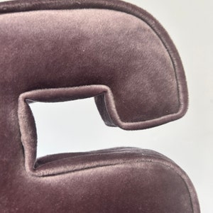 Velvet Fabric Letters - Etsy