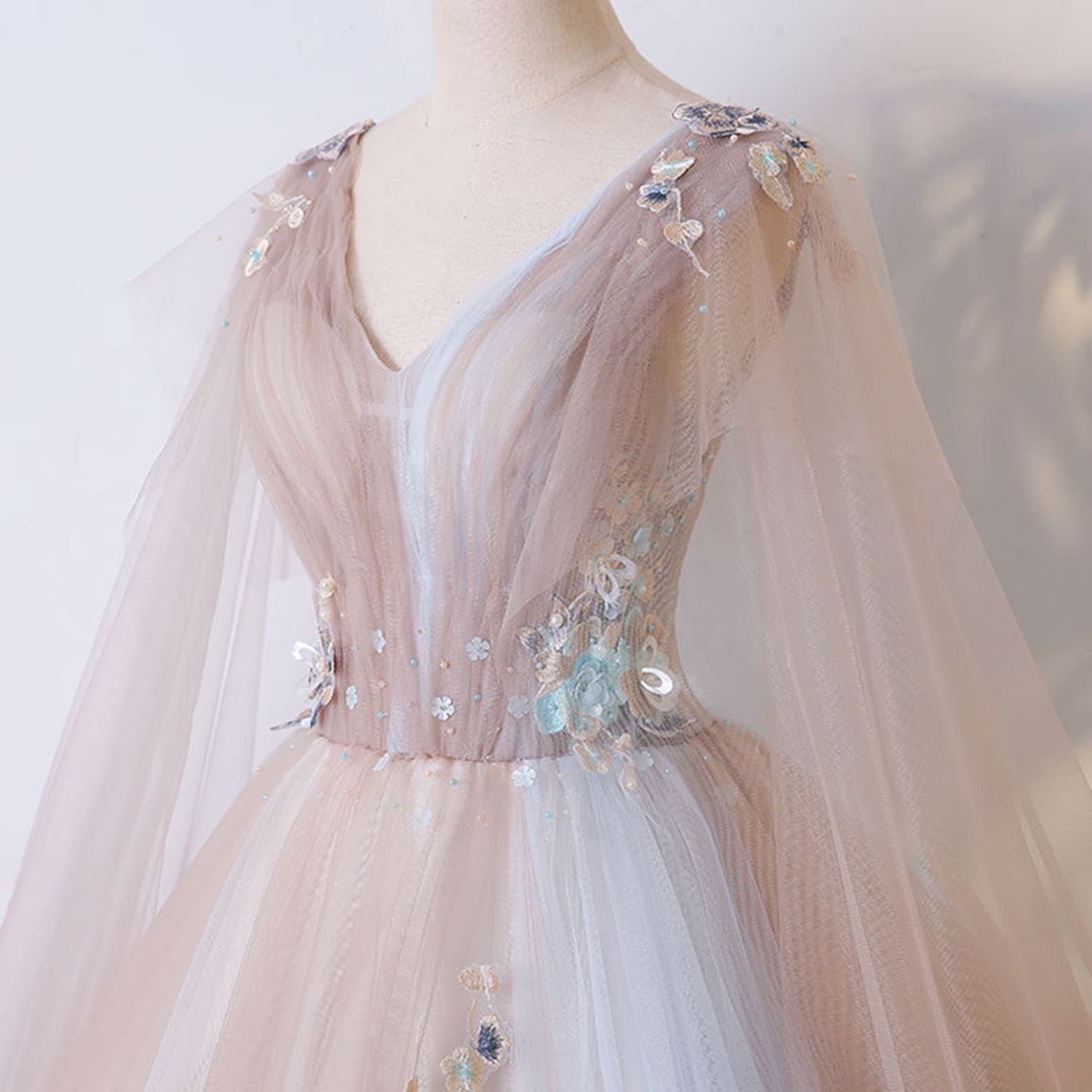Ethereal Prom Dress Fairy Princess Ball Gown Long Modest - Etsy