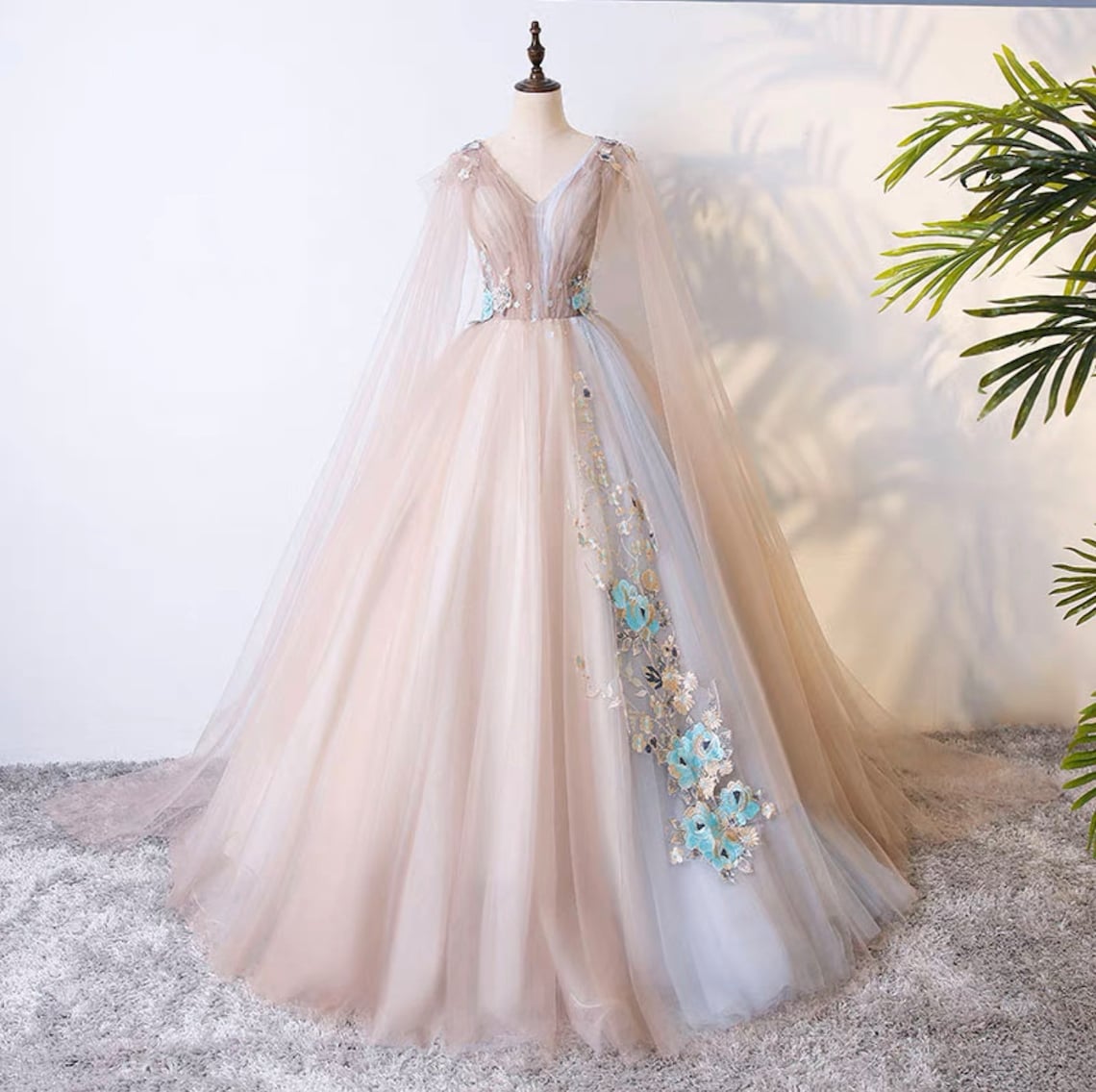 Ethereal Prom Dress Fairy Princess Ball Gown Long Modest - Etsy