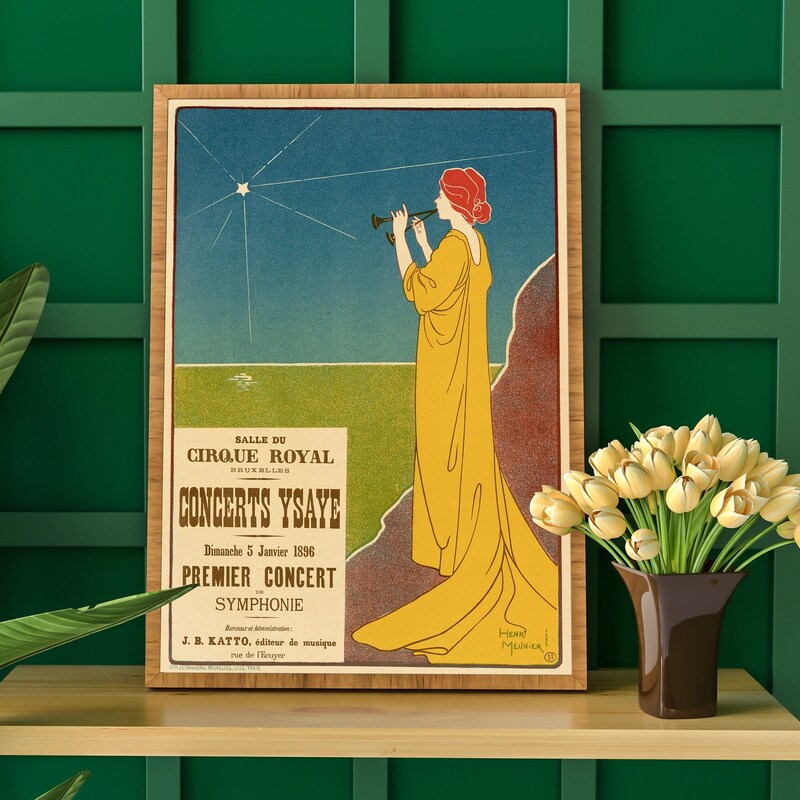 French Concert Poster - Etsy