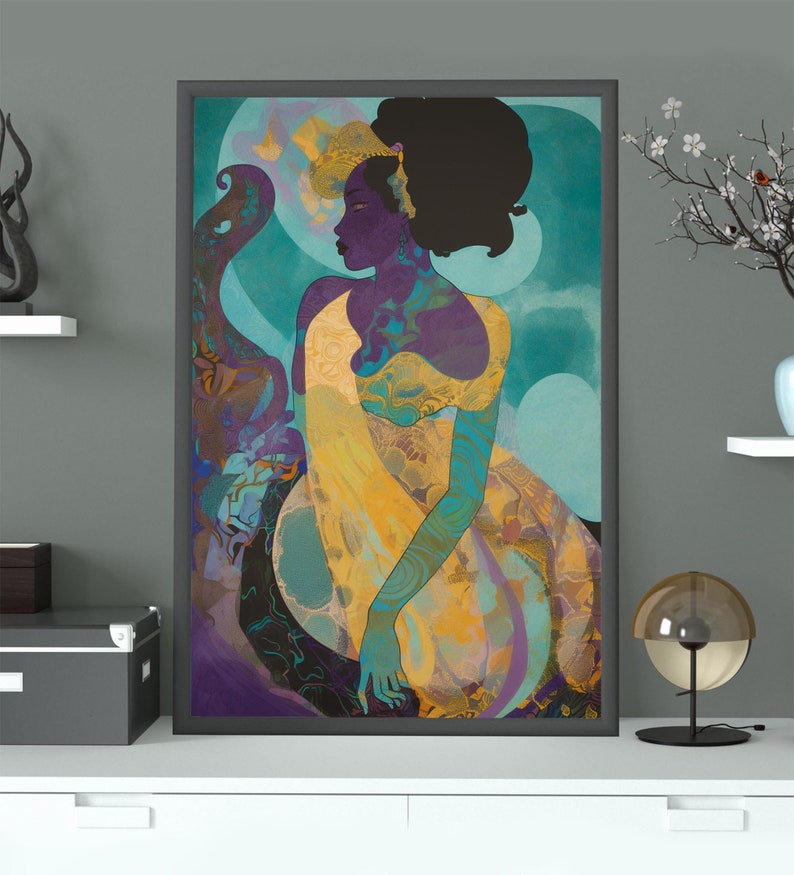 Simbi Inna Wata Art Print | Simbi Mermaid God in the Sea, Mystifying ...