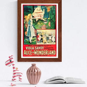 Alice in Wonderland Vintage Movie Poster | Humpty Dumpty, Classic ...