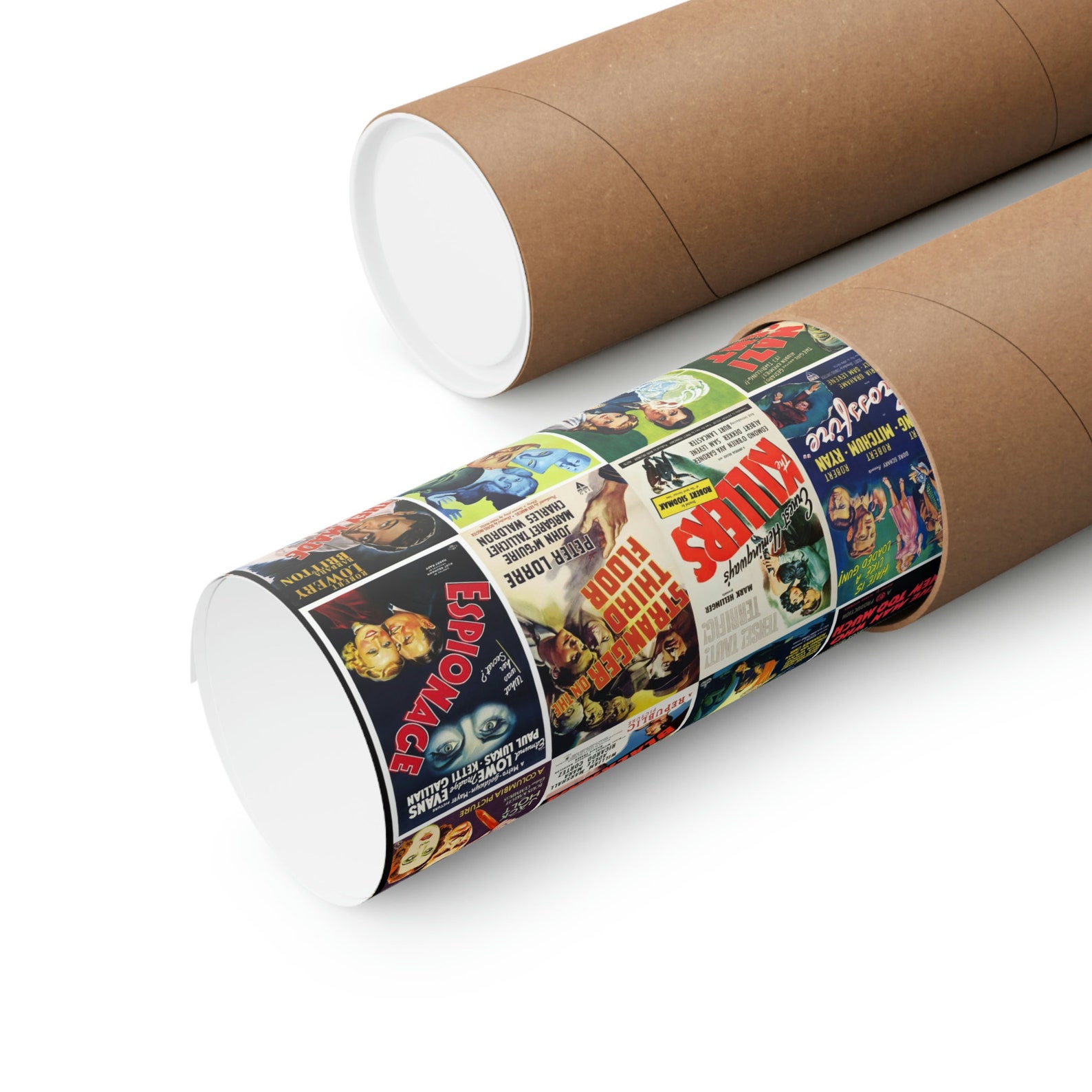 Vintage Crime Thriller Movie Poster | Retro Movie Wall Art, Dramatic ...