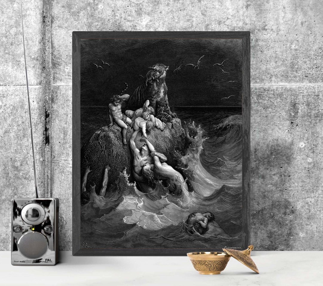 The Deluge by Gustave Doré (1866) Art Print | Fine Art Print, Art ...