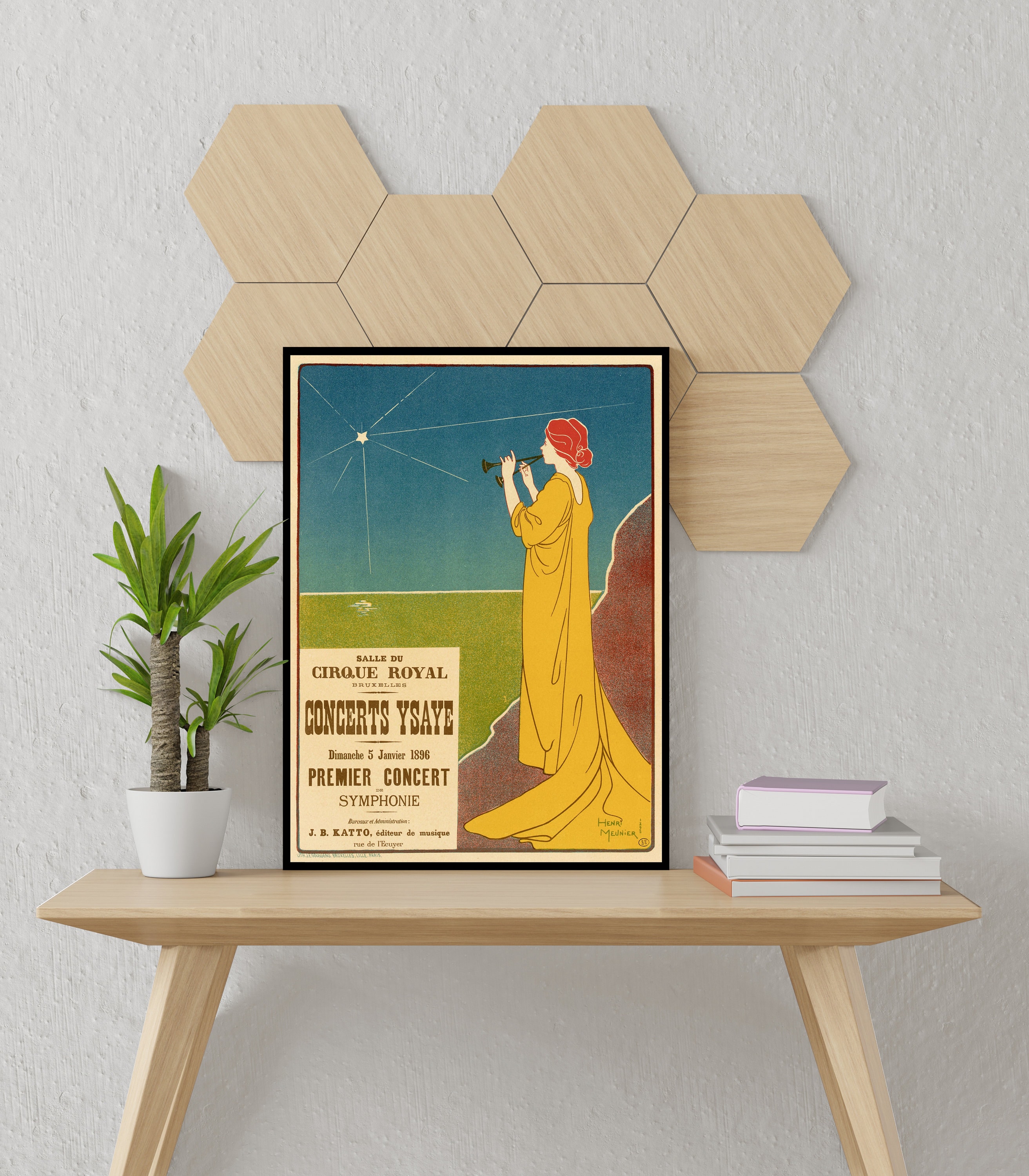 Art Deco Poster | French Concert Poster, Fine Art Print, Art Gallery ...