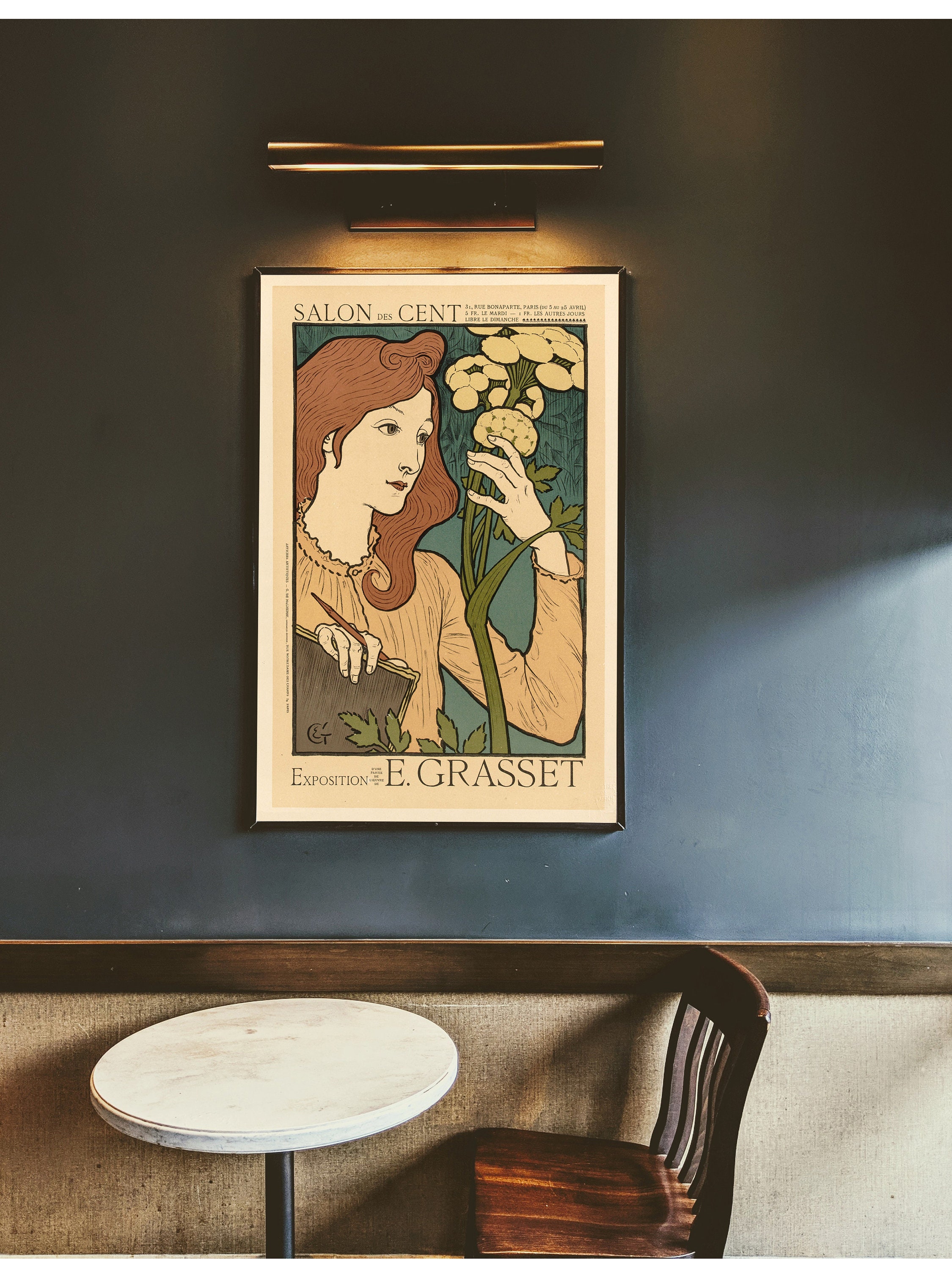 French Vintage Art Nouveau Poster French Advertising 1800s, Vintage ...