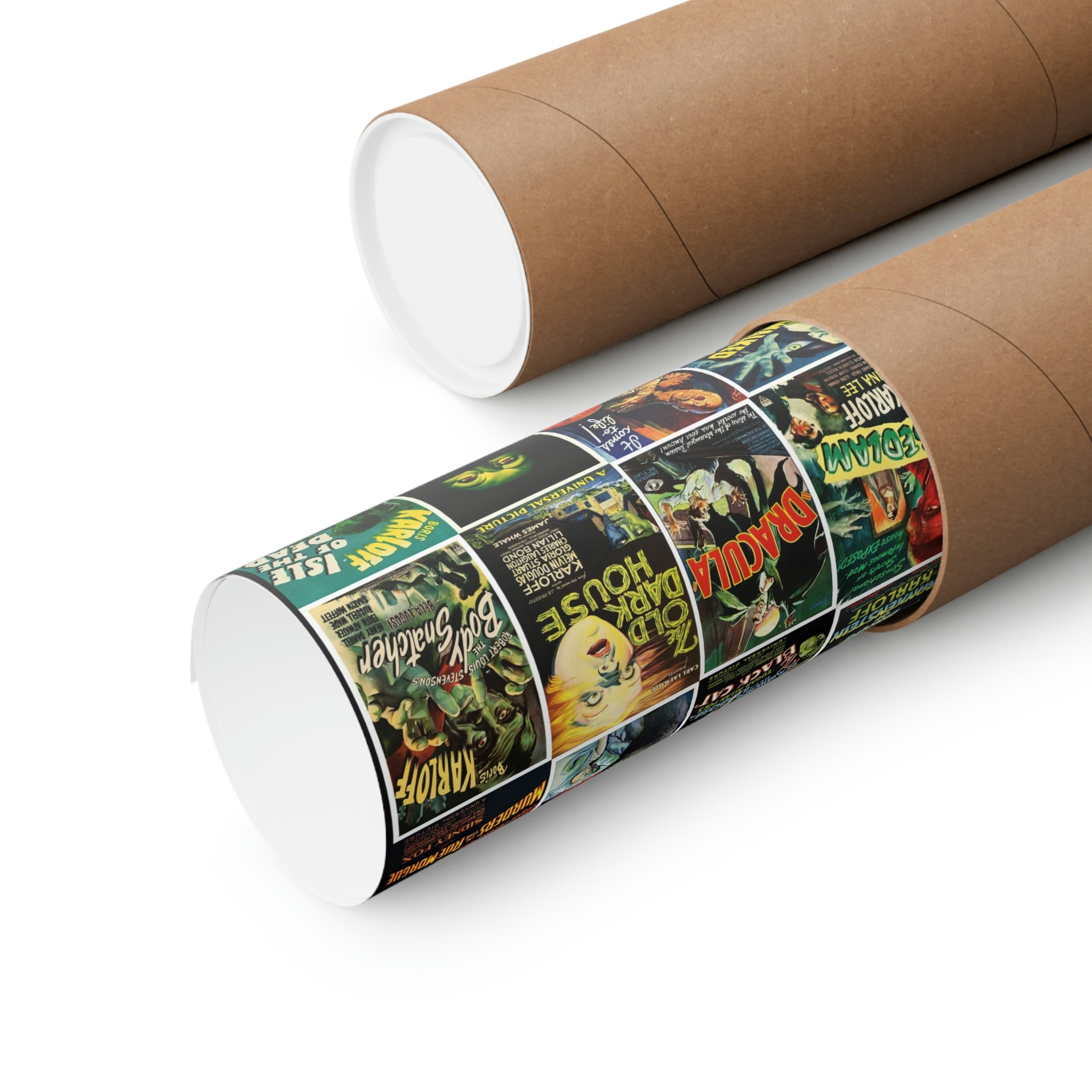 Vintage Horror Movies Poster | Retro Scary Movie Wall Art, Spooky ...