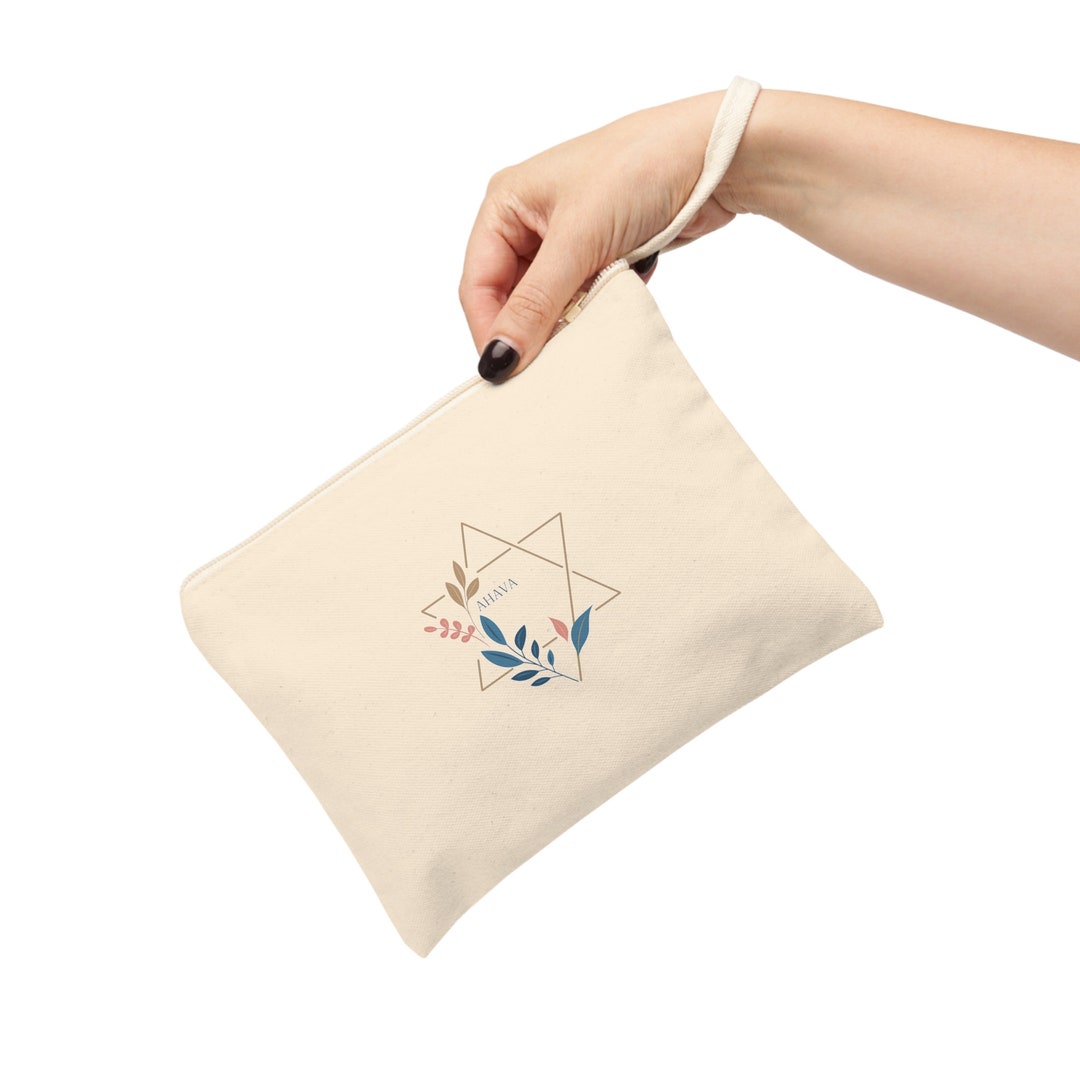 Bat Mitzvah Gift Idea Jewish Makeup Pouch Cute Snack Pouch Snacks ...