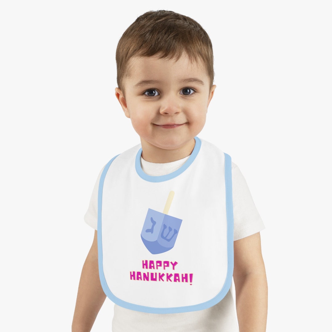 Hanukkah Bib for Baby's First Hanukkah Gift Idea 1st Chanukah Outfit ...