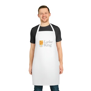 Latke King Apron, Funny Jewish Apron, Hanukkah Apron, Jewish Apron ...