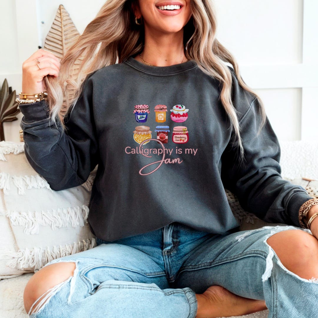Maker Gift Idea Artist Gift Artist Sweatshirt Calligraphy Sweatshirt ...
