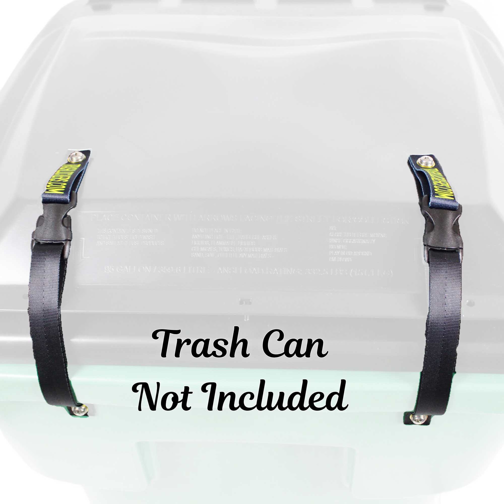 Trash Can Lock: Animal-proof Lid Straps, Set of 2 - Etsy