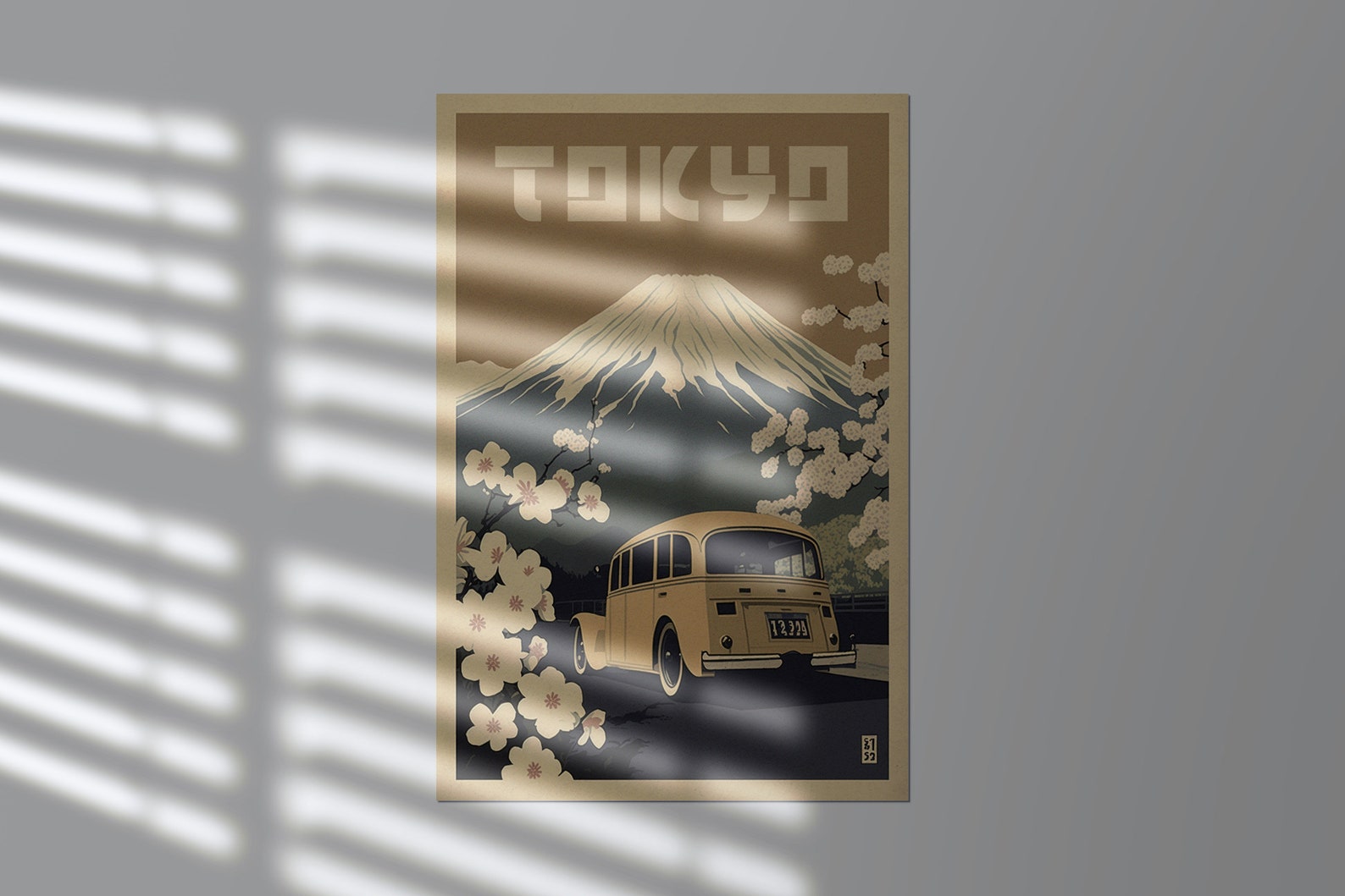 Tokyo Digital Art, Tokyo Landscape Digital Print, Tokyo Poster, Tokyo ...