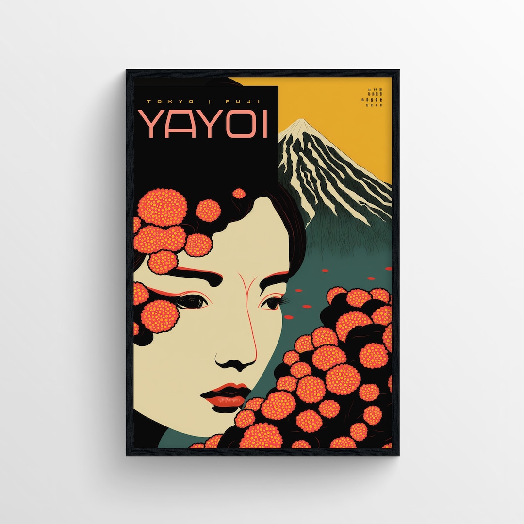 Yayoi Digital Art, Japanese Art Digital Print, Japanese Poster ...