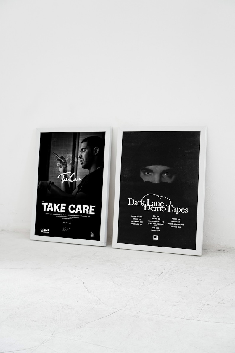 Drake Album Gallery Set of 3, Drake Poster, Drake Her Loss Poster ...
