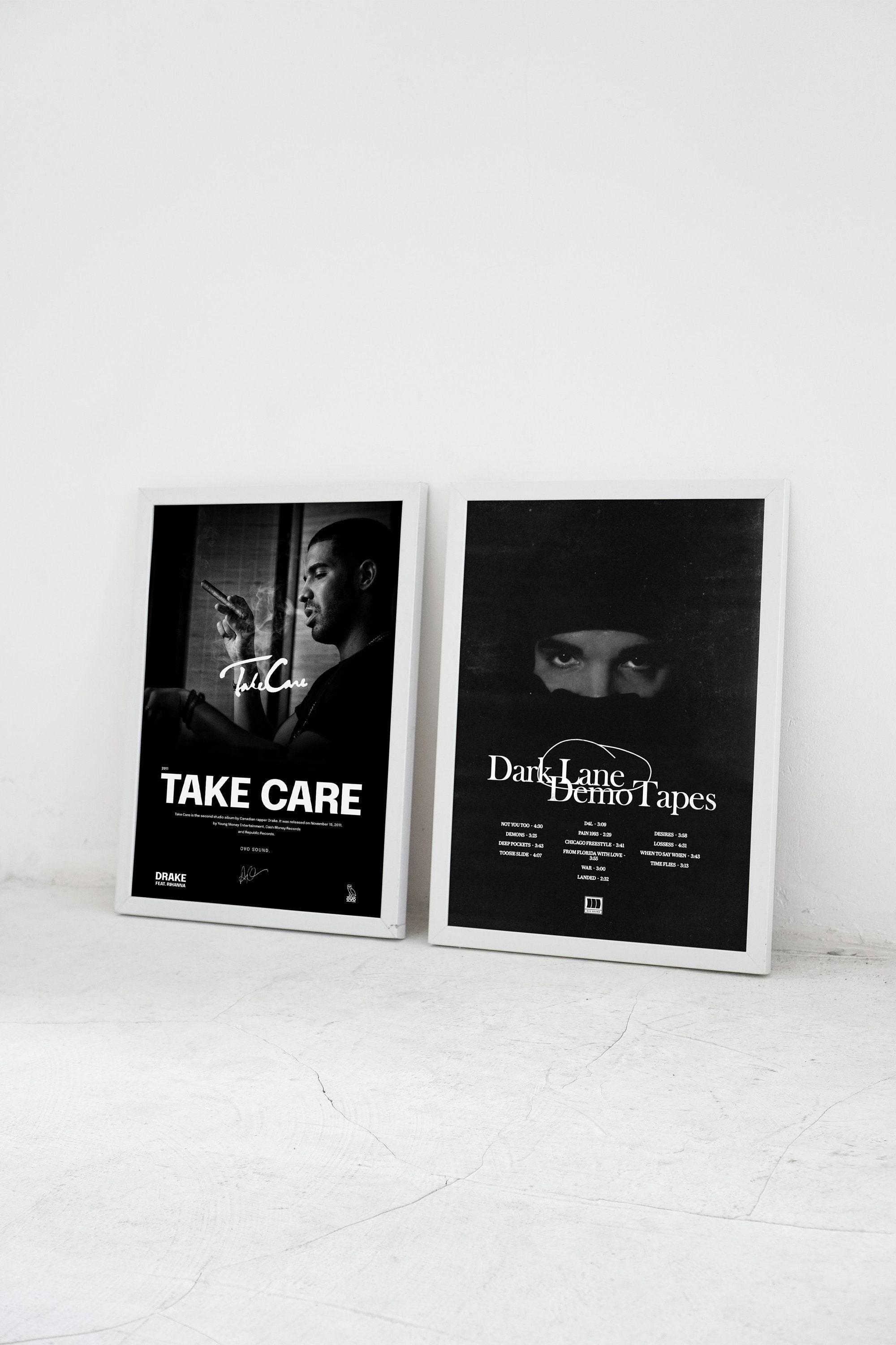 Drake Album Gallery Set of 3, Drake Poster, Drake Her Loss Poster ...