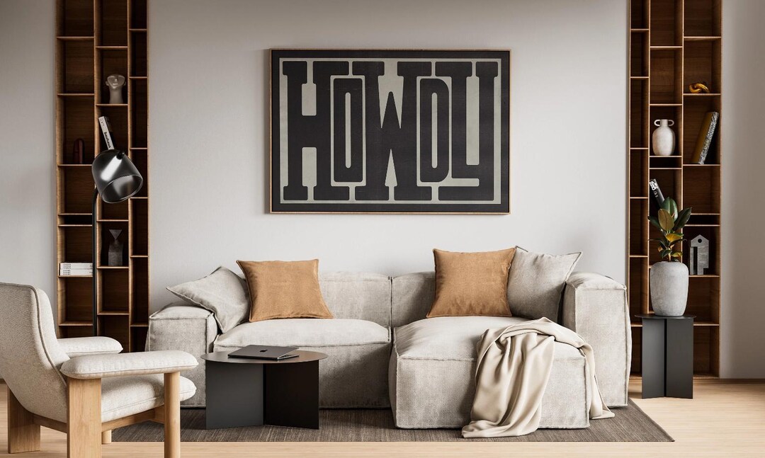 Western Typography Matte Print, Bold Type Design, Western Decor, Modern ...