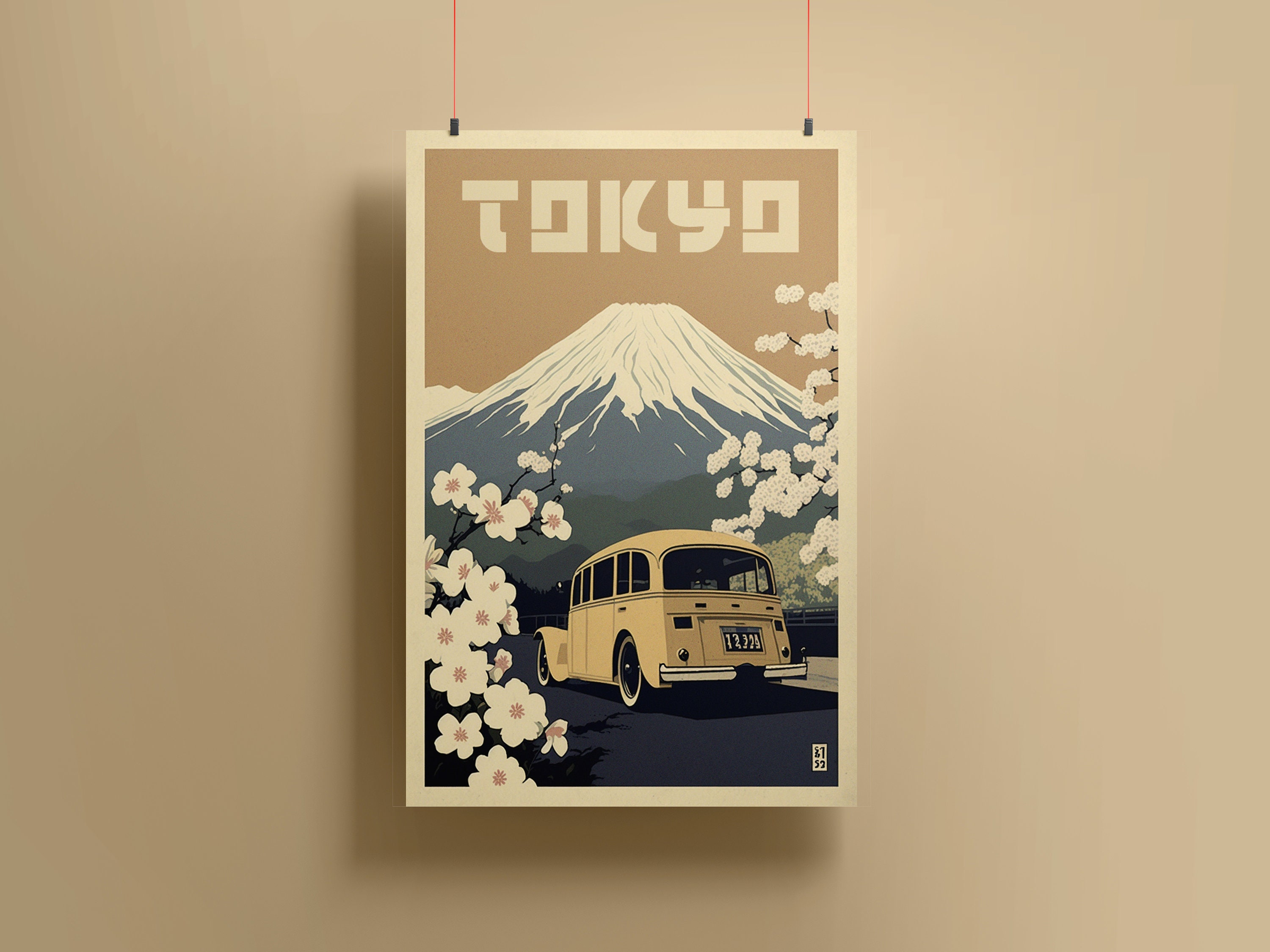 Tokyo Digital Art, Tokyo Landscape Digital Print, Tokyo Poster, Tokyo ...