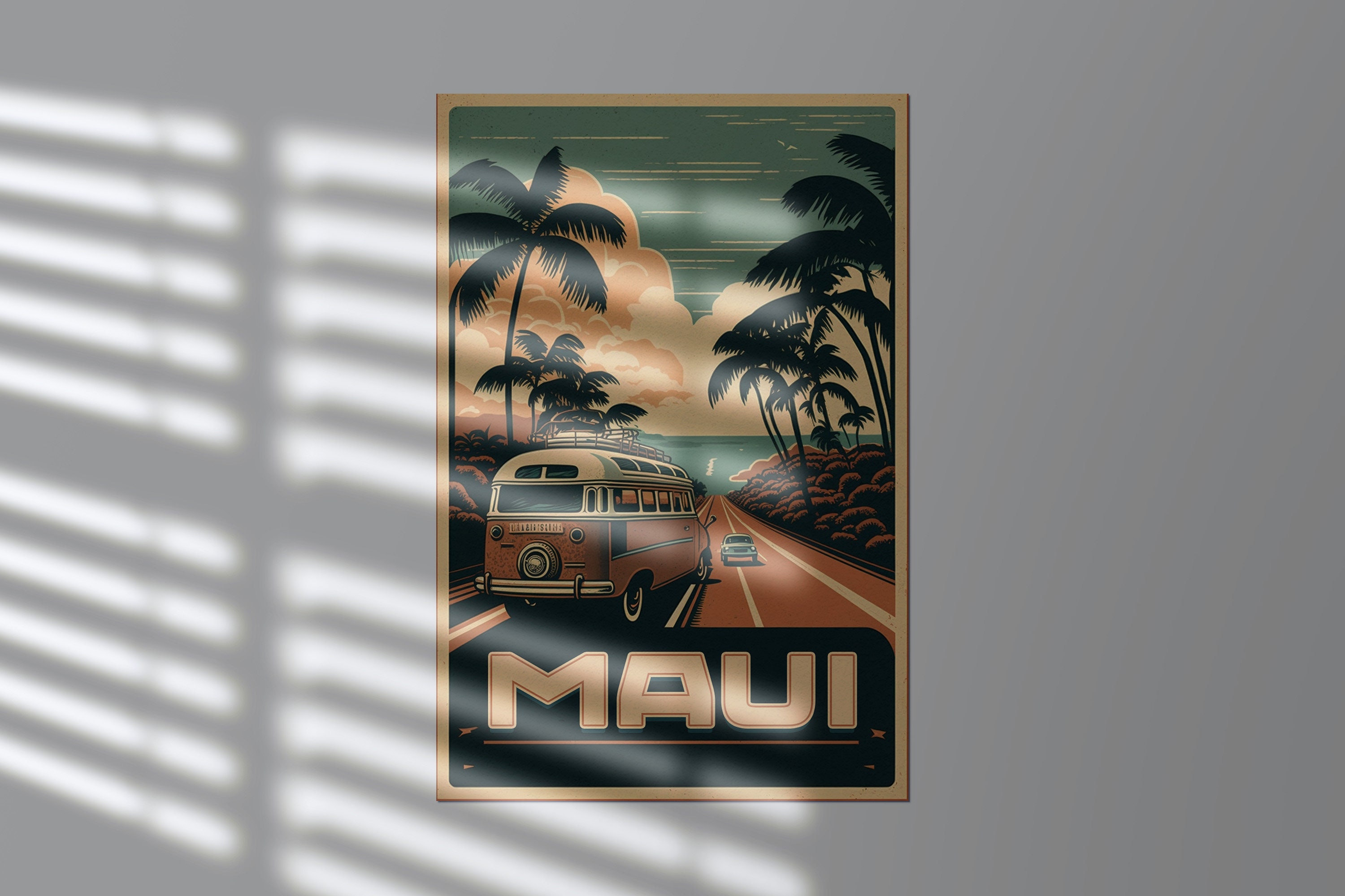 Maui Digital Art, Maui Beach Digital Print, Hawaii Poster, Hawaii Beach ...