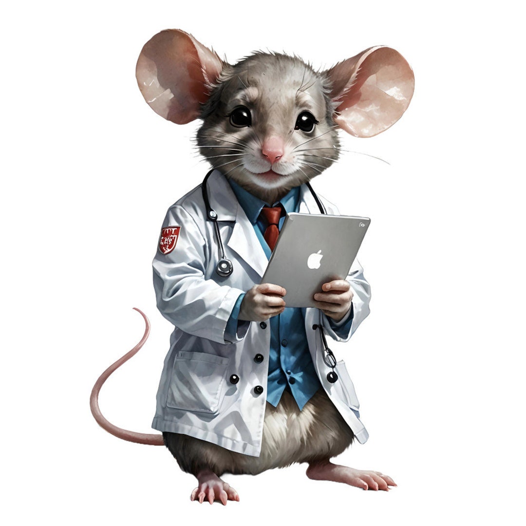 Cute Mouse Doctor Clip Art Images PNG & SVG Transparent Background Plus ...