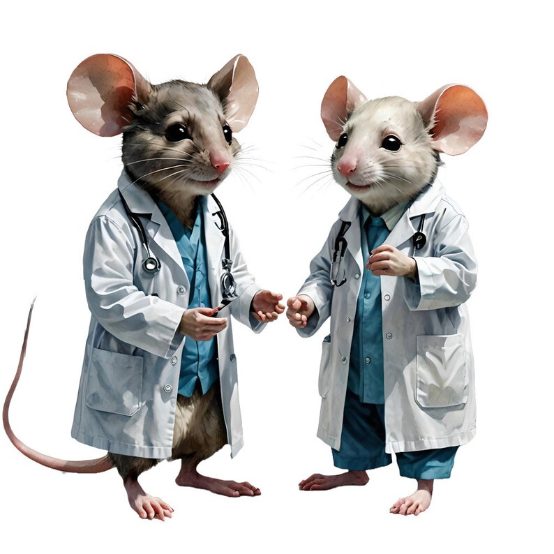 Cute Mouse Doctor Clip Art Images PNG & SVG Transparent Background Plus ...