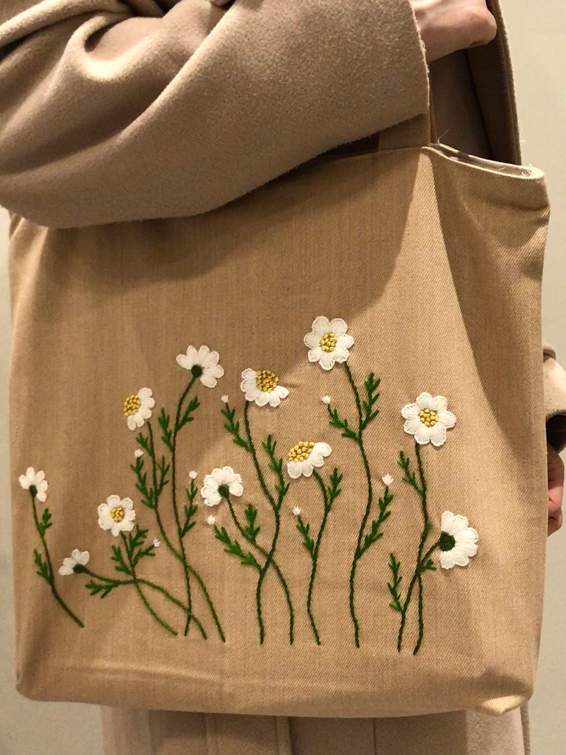 Handmade Embroidery Tote Bag - Etsy