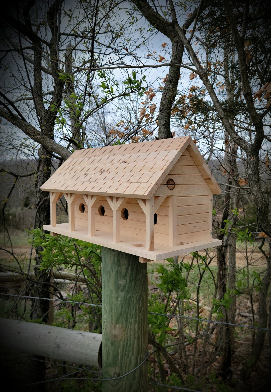 Martin Birdhouse, Purple Martin, Hand Made, Cedar Birdhouse - Etsy