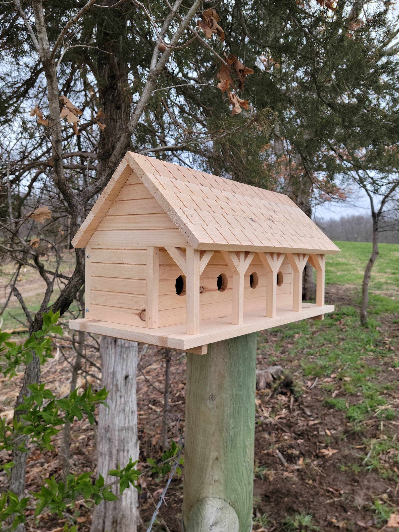 Martin Birdhouse, Purple Martin, Hand Made, Cedar Birdhouse - Etsy