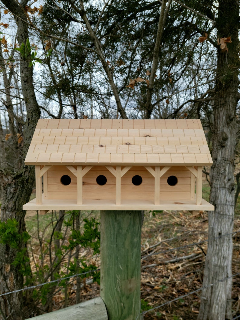 Martin Birdhouse, Purple Martin, Hand Made, Cedar Birdhouse - Etsy