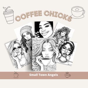 Coffee Download, Coffee Lover Book, Coloring Pages for Adults Cozy ...