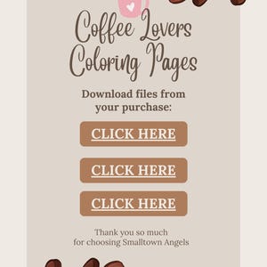 Coffee Download, Coffee Lover Book, Coloring Pages for Adults Cozy ...