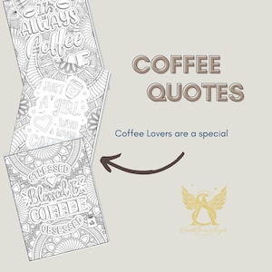 Coffee Download, Coffee Lover Book, Coloring Pages for Adults Cozy ...