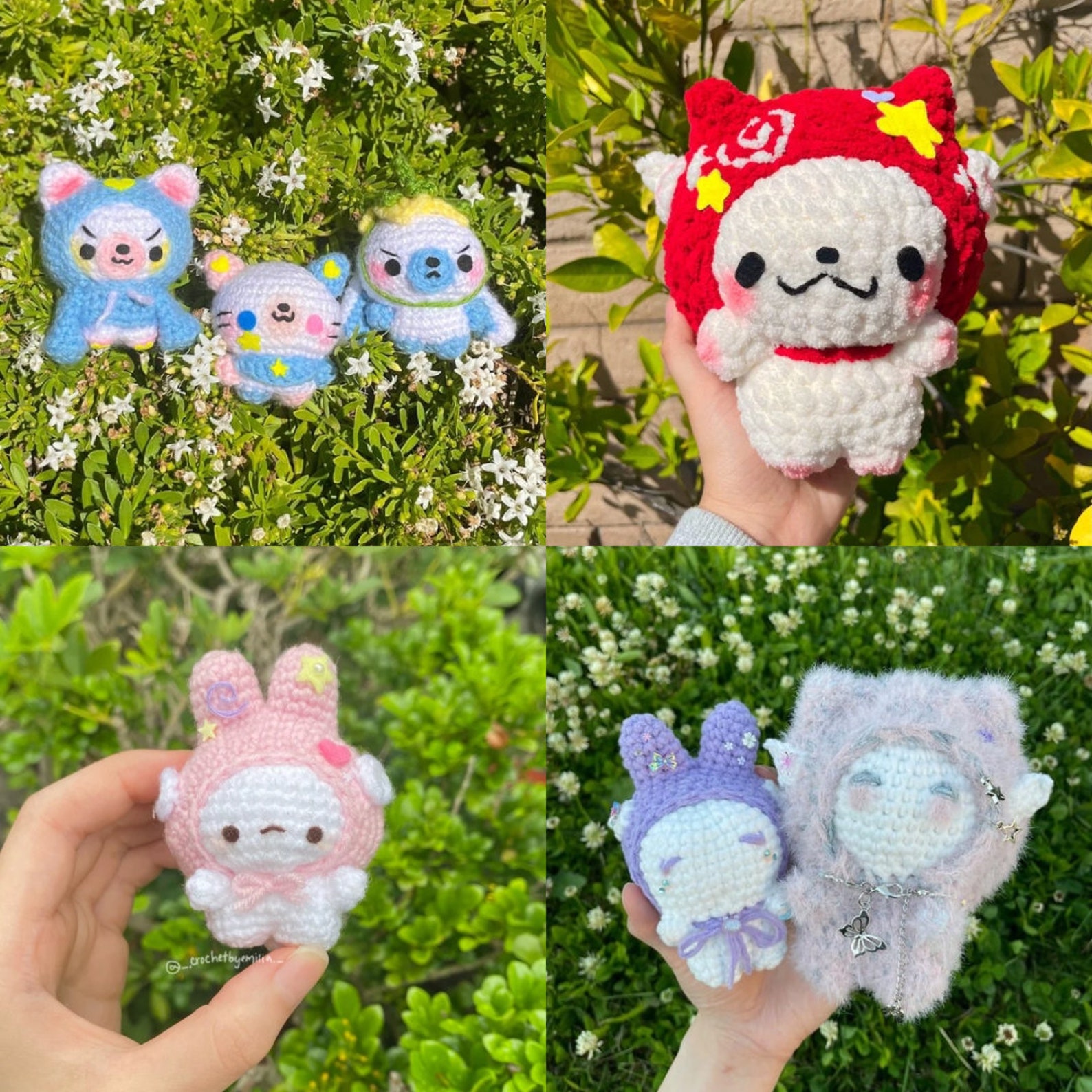 Starry Yokai (3-in-1 Animals) Pattern *digital Download PDF Pattern* - Etsy