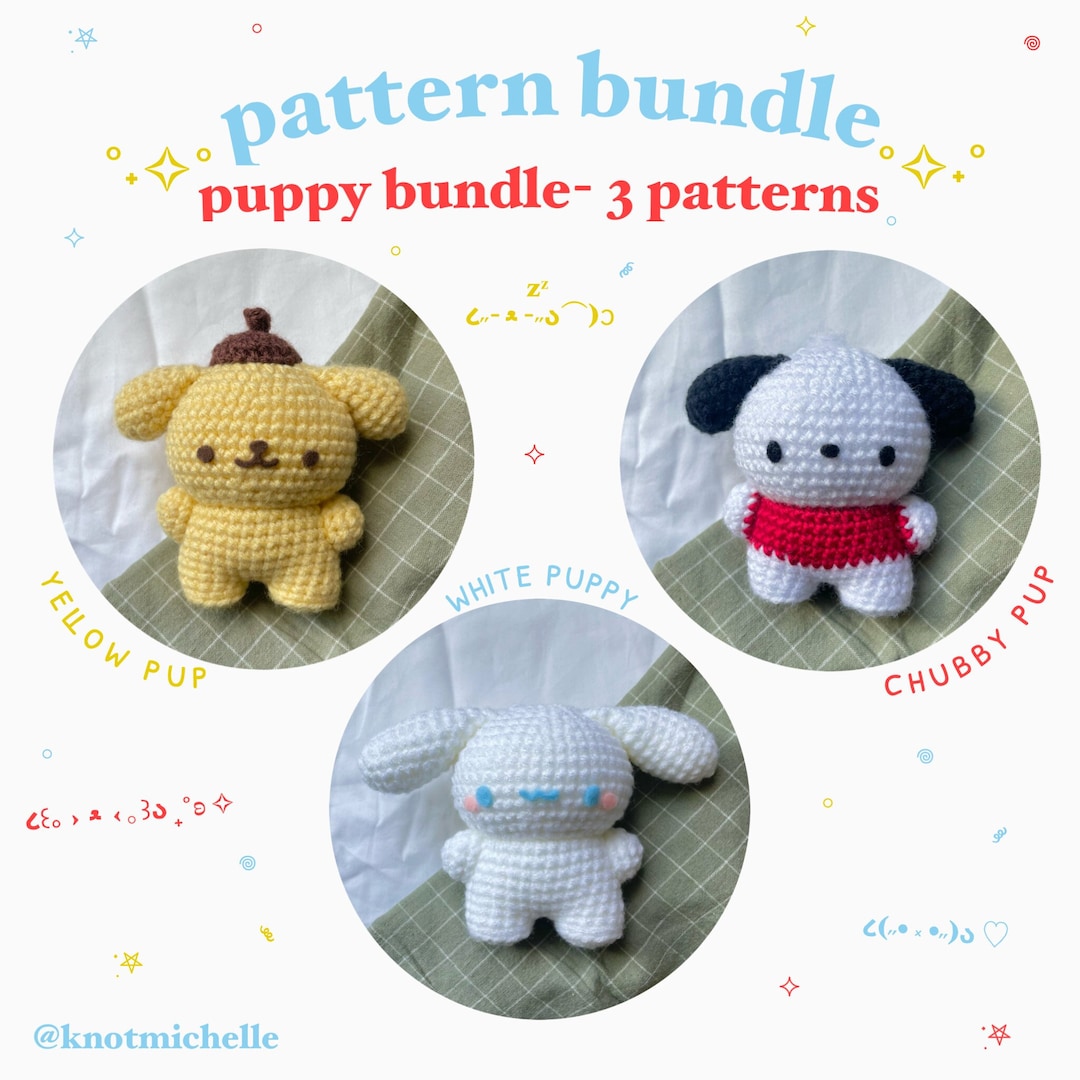 Puppy Bundle - 3 Crochet Patterns *digital Download PDF Pattern* - Etsy