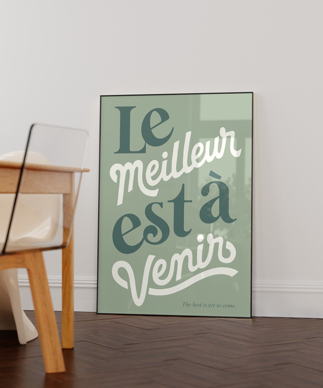French Quote Art Print: Le Meilleur Est A Venir (digital Download) - Etsy