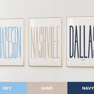 Custom City Print, Digital Download, Digital Print, Custom Gift ...