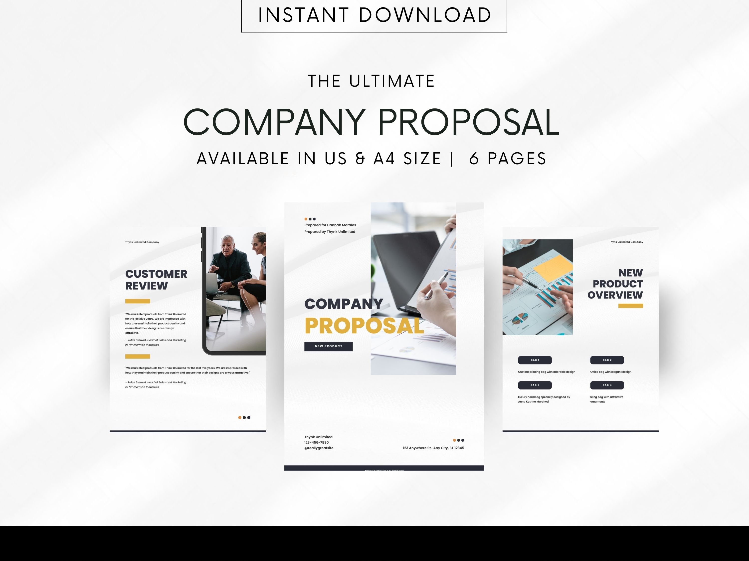 The Ultimate Company Proposal, Business Proposal, Business Presentation ...