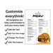 Fast Food Menu Template Editable Fast Food Menu Template A4 Size ...