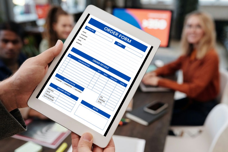 Order Form, Print Pdf Document, Order Form Template, Easy Design Order ...