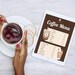 Customizable Coffee Menu Template, A4 Printable (canva) - Etsy