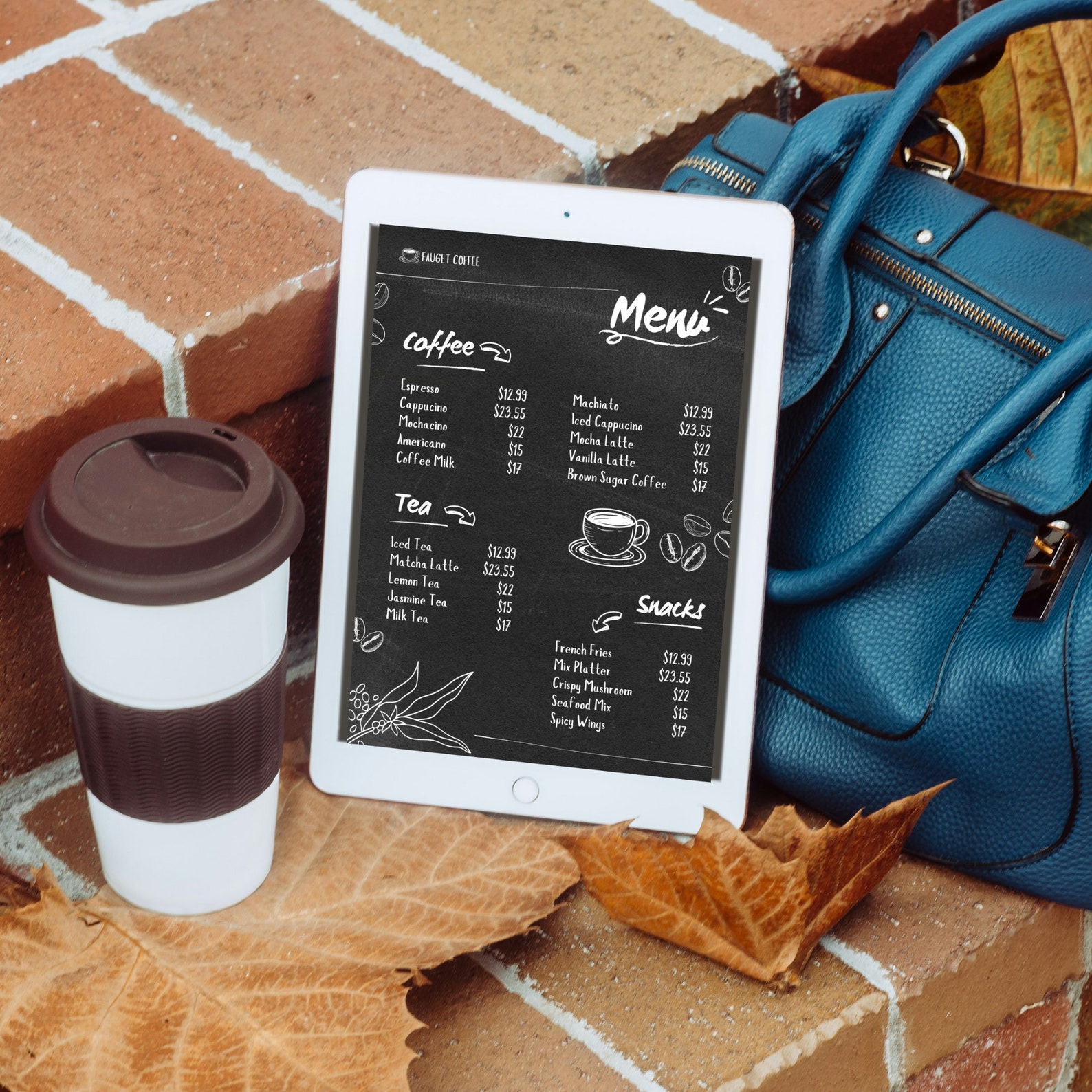 Coffee Menu, Coffee Shop Menu, Coffee Shop Price List Template, Easy ...